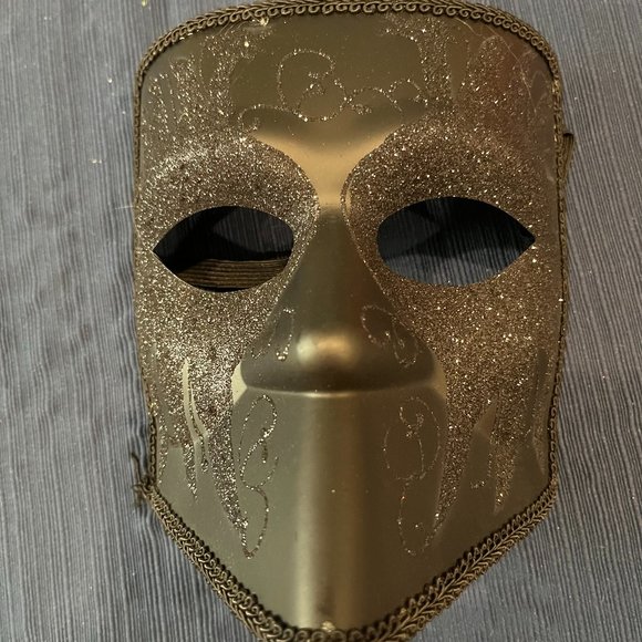 Accessories | Black Glitter Mask | Poshmark